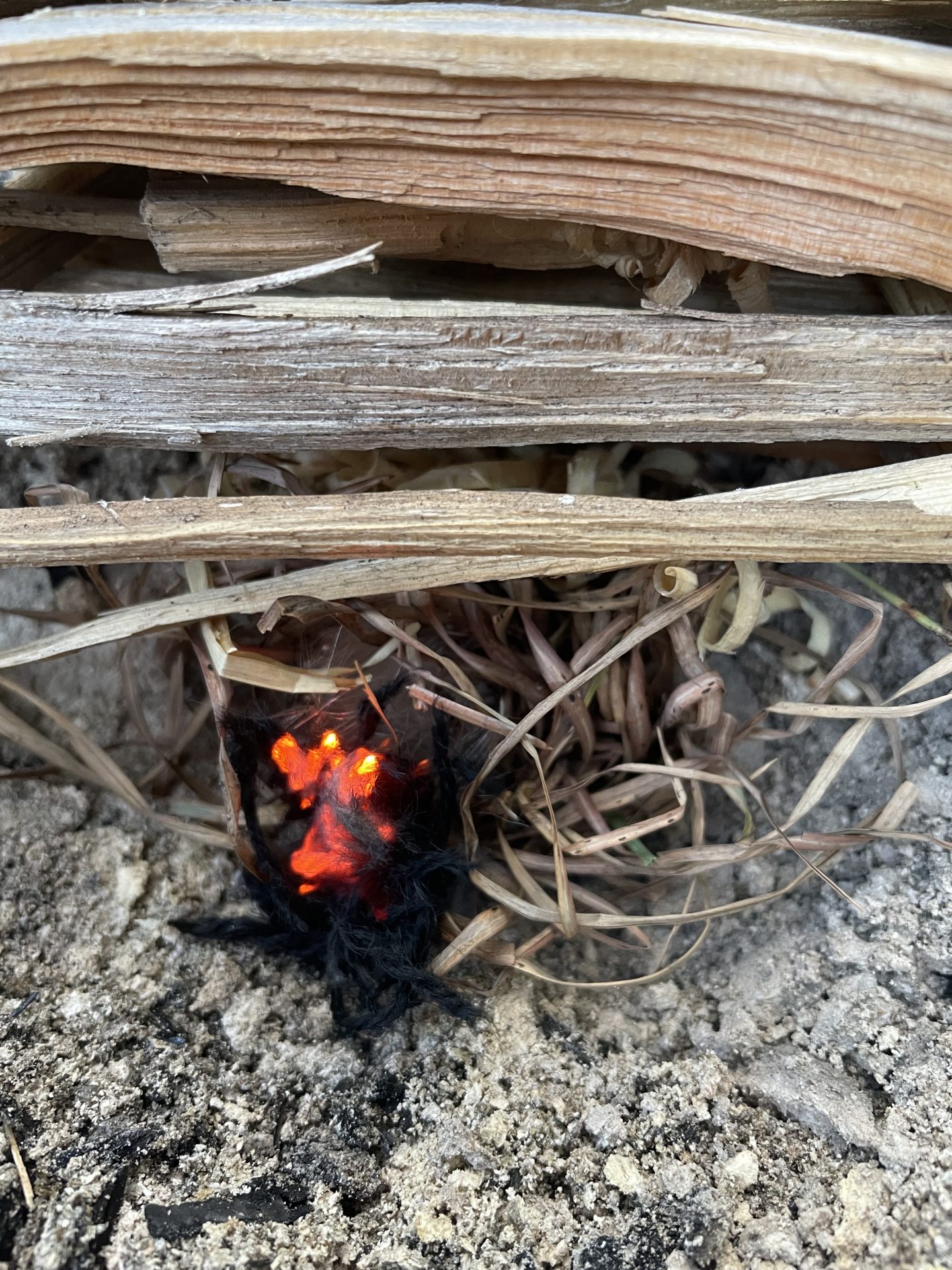 How to Make Char Cloth - Eclectic Outfitter