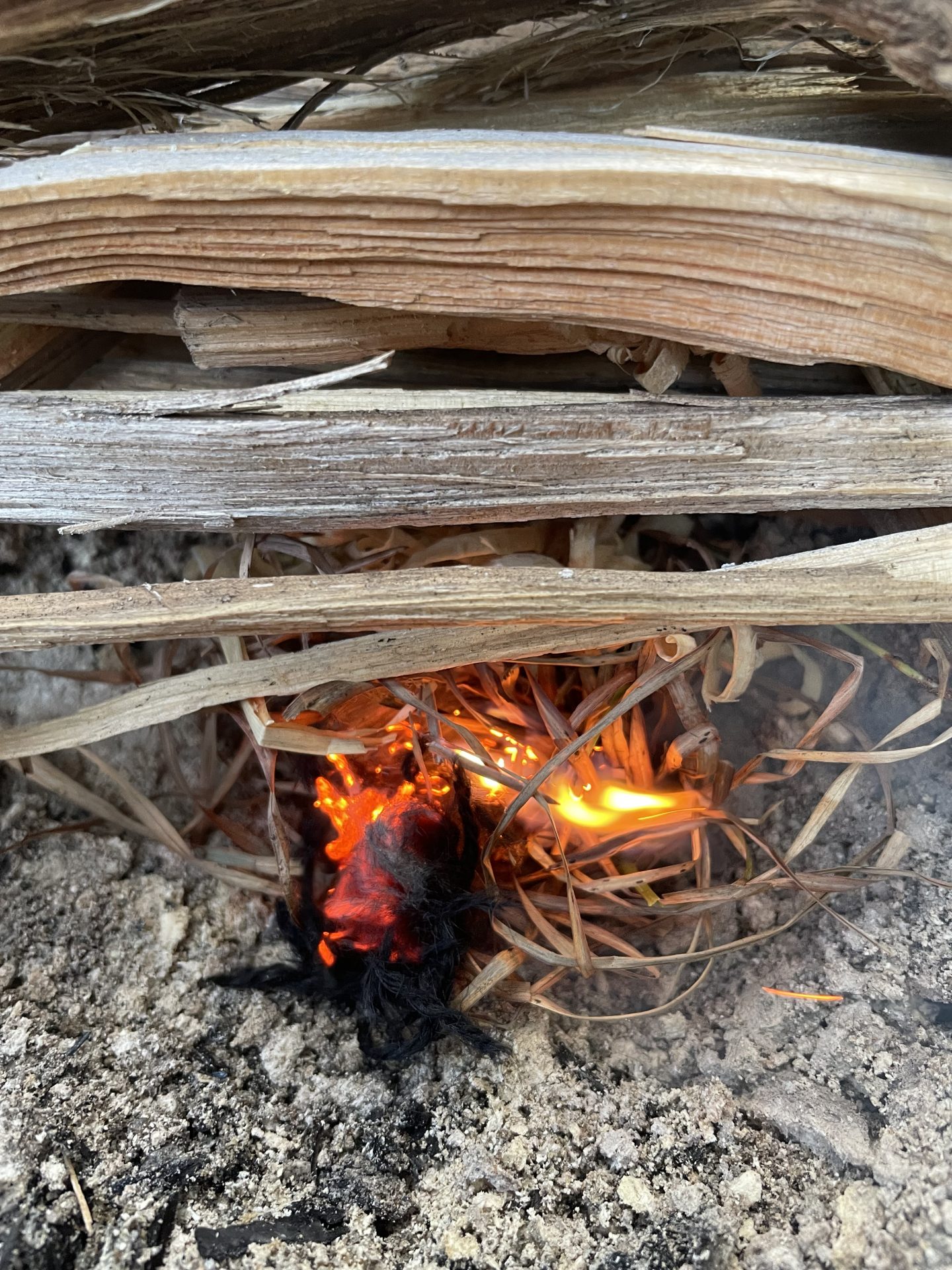 How to Make Char Cloth - Eclectic Outfitter